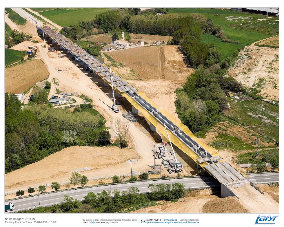 Tramo alta velocidad Aragal - Grupo Puentes